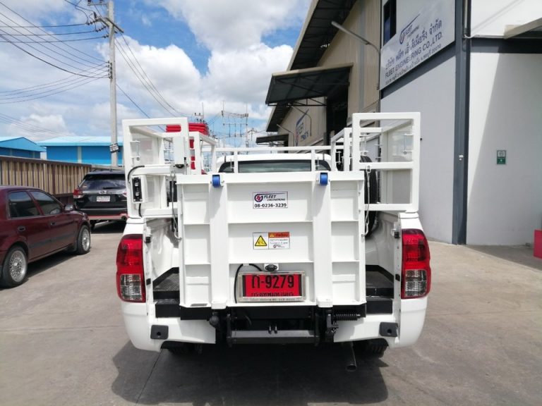 ลิฟท์ท้ายรถสำหรับส่งถังแก๊สLPGหรือท่อก๊าซอุตสาหกรรม - FLEET ENGINEERING